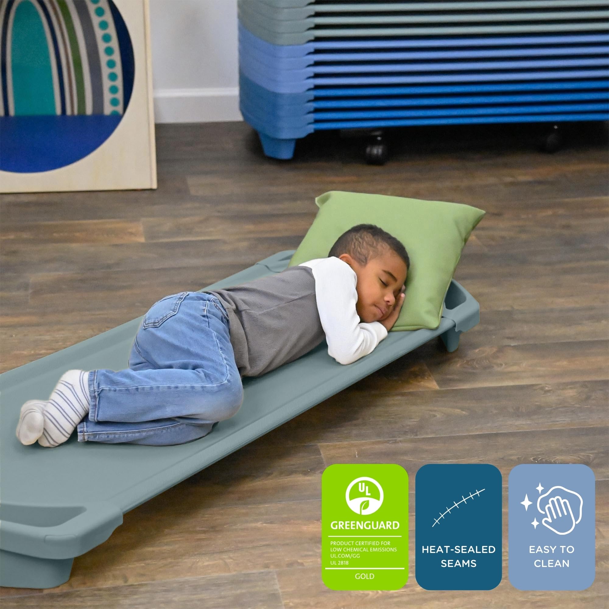 Snapklik.com : SpaceLine Nap Cot, Kids Daycare And Preschool Sleeping ...