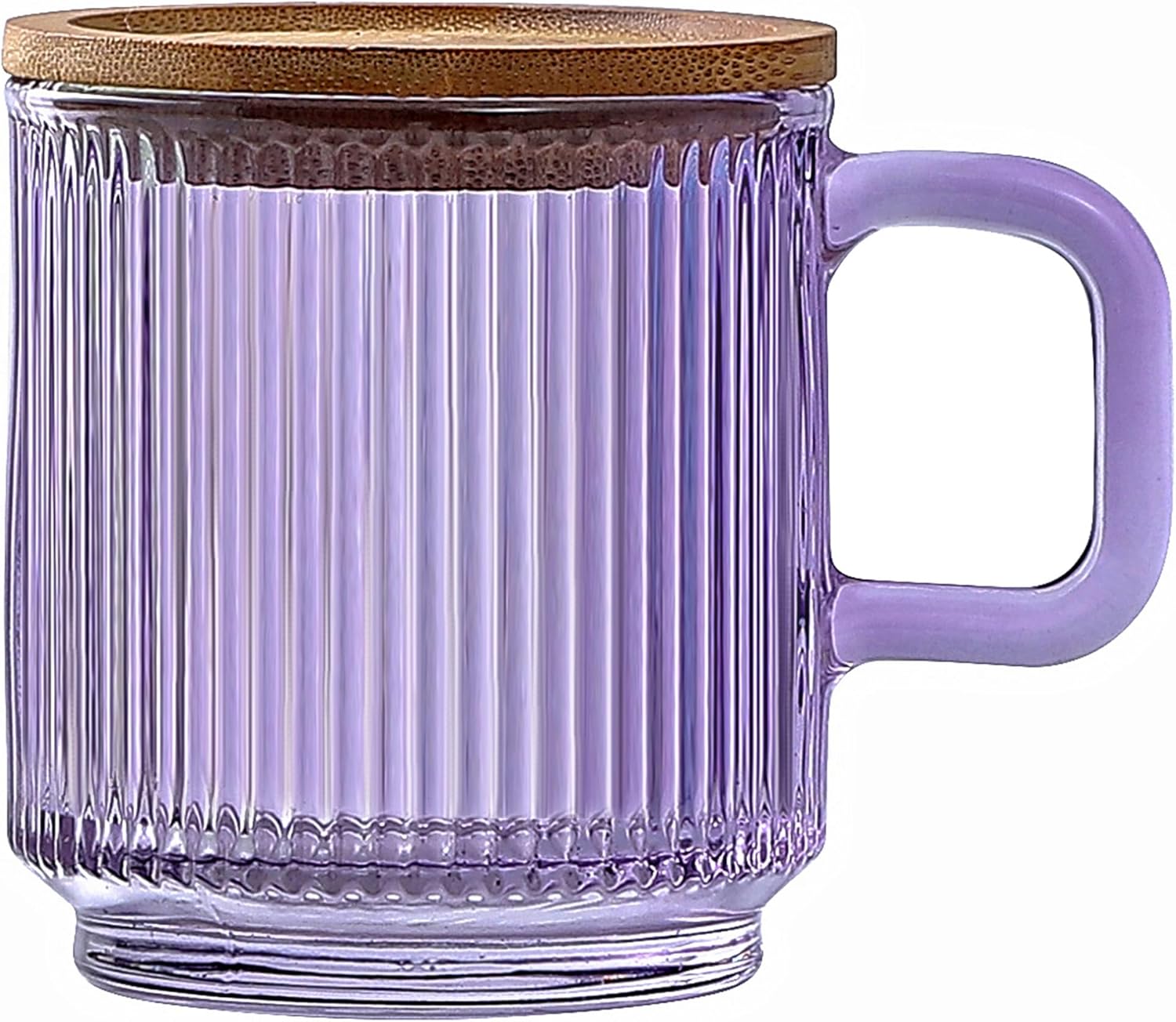 Amazon.com | Lysenn Glass Coffee Mug with Lid - Premium Classical ...