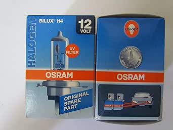 Original Osram BILUX H4 Halogen Light Car Light Made in Germany 60/55W ...
