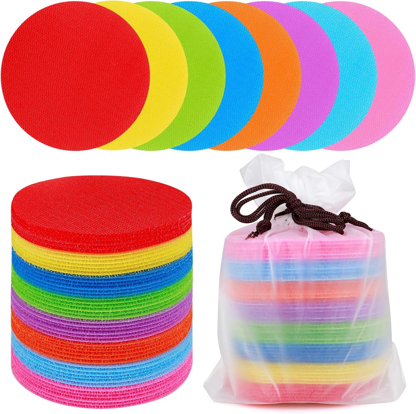 4.5 Inch Carpet Spots for Classroom Easy Removal Carpet Markers Sitting ...