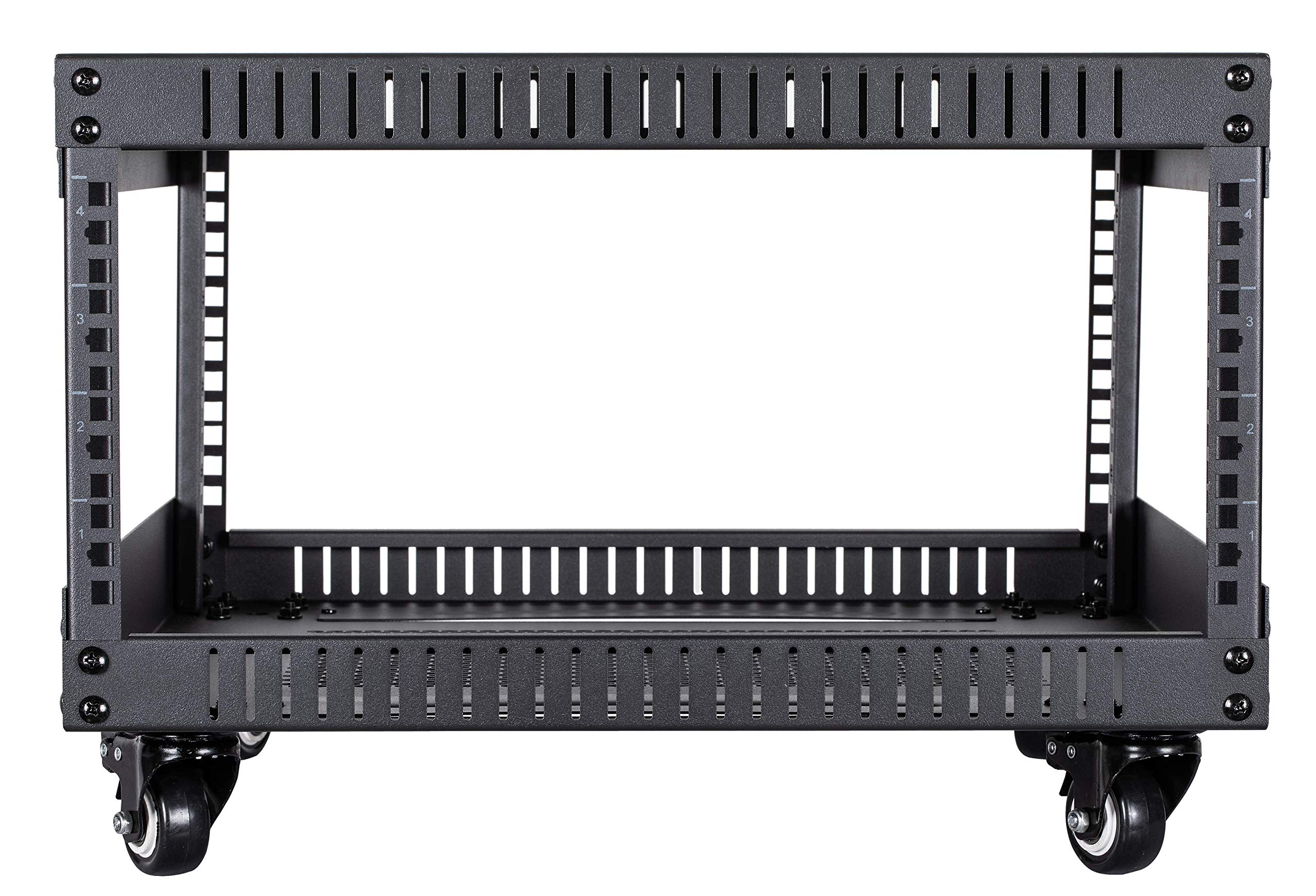 Snapklik.com : Kenuco 4U Standing Open Frame Rack