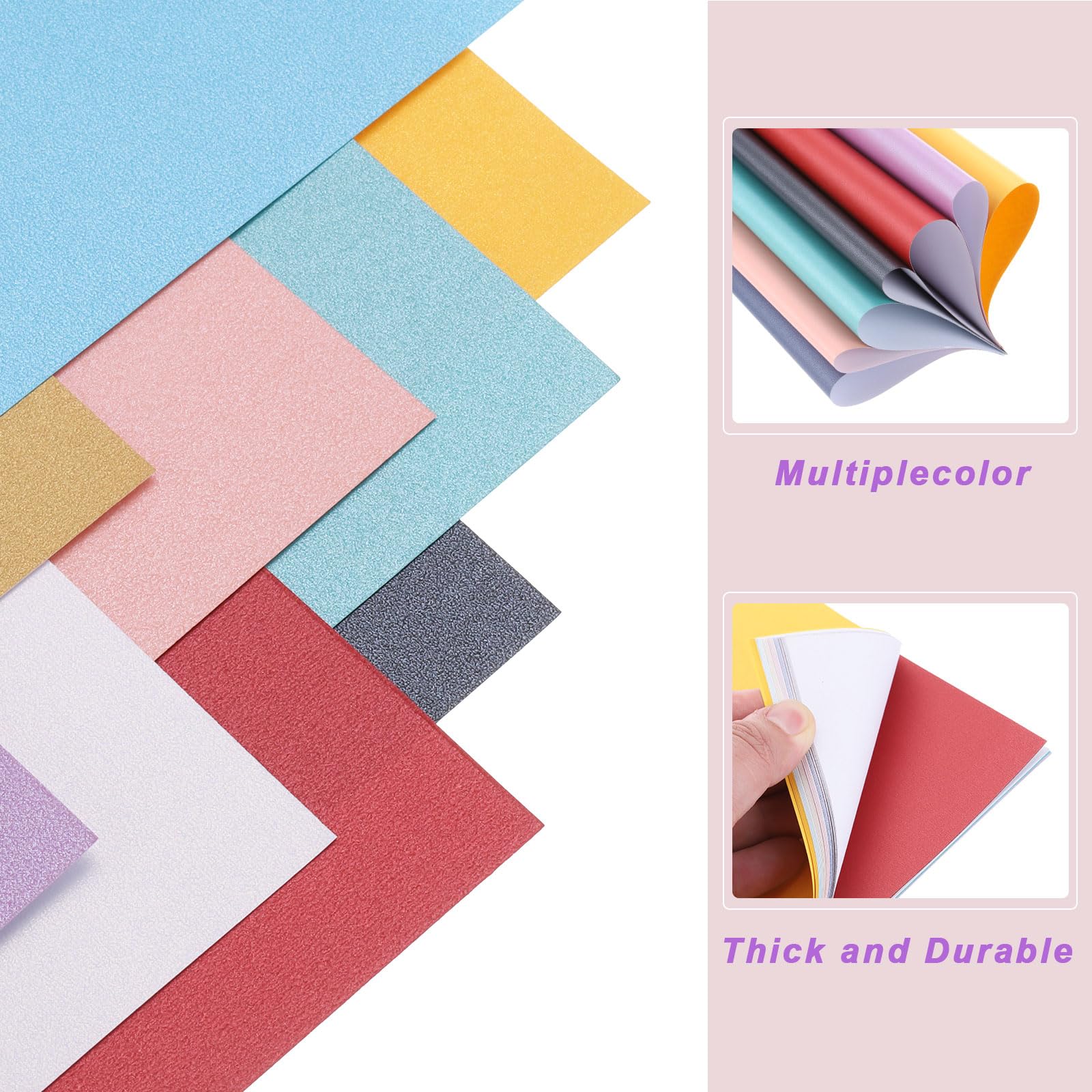 Snapklik.com : 50 Sheets 79x79 Inch Origami Paper Large, 10 Colors ...