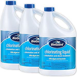 Amazon.com : BioGuard Chlorinating Liquid (3-Pack) - Swimming Pool ...