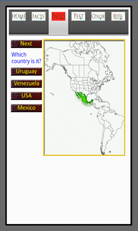 North and South America Map Quiz - App on Amazon Appstore