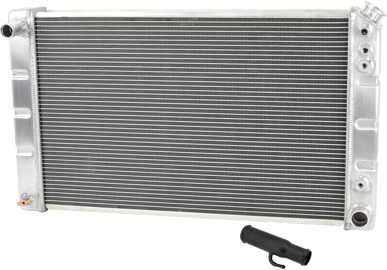 Amazon.com: 1968-72 Chevelle LS Swap Radiator Kit w/Steam Port Hose ...