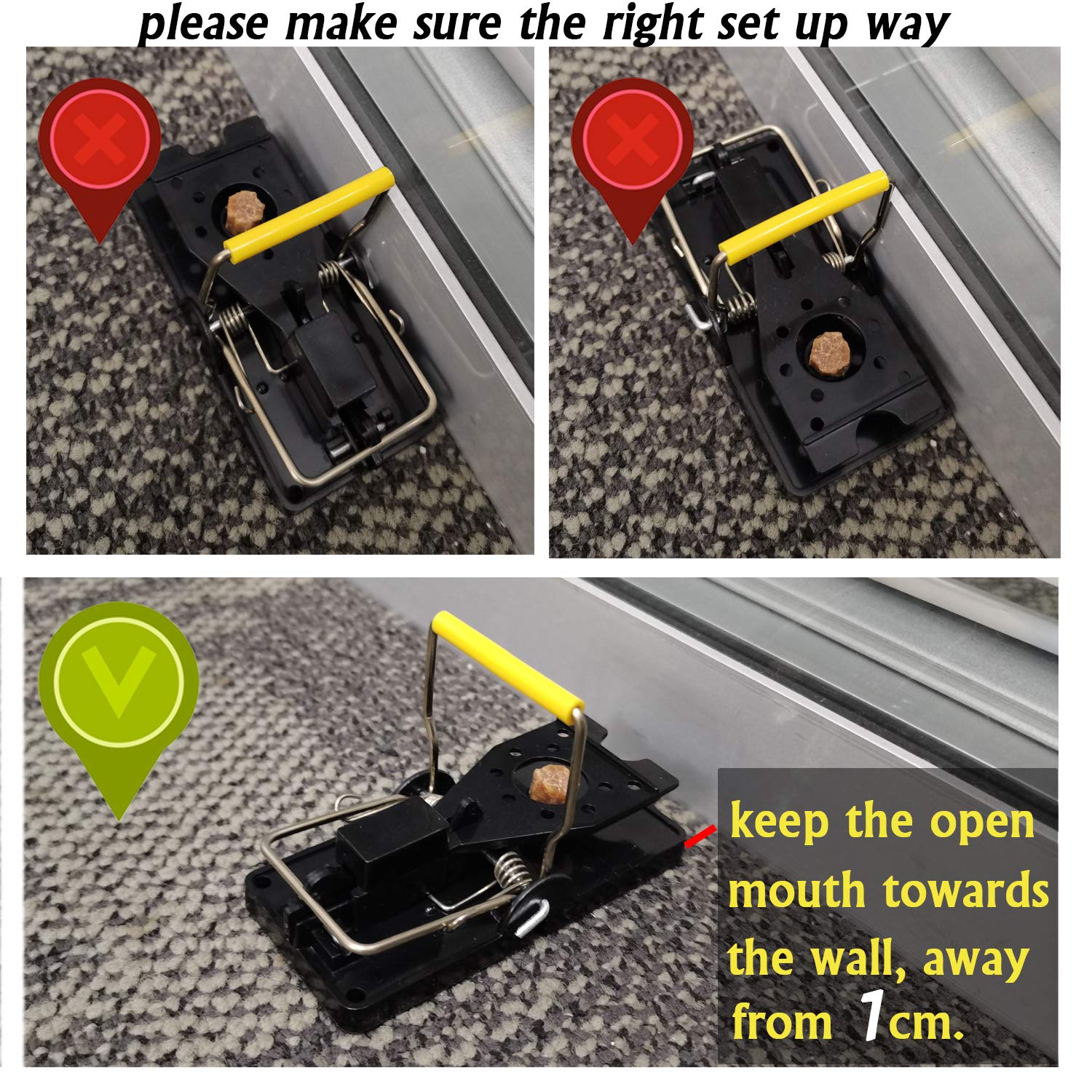 E 6 Pack Snap Mouse Trap