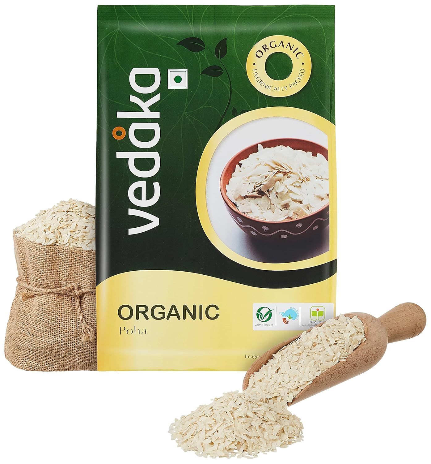 Amazon Brand - Vedaka Organic Poha 1kg : Amazon.in: Grocery & Gourmet Foods