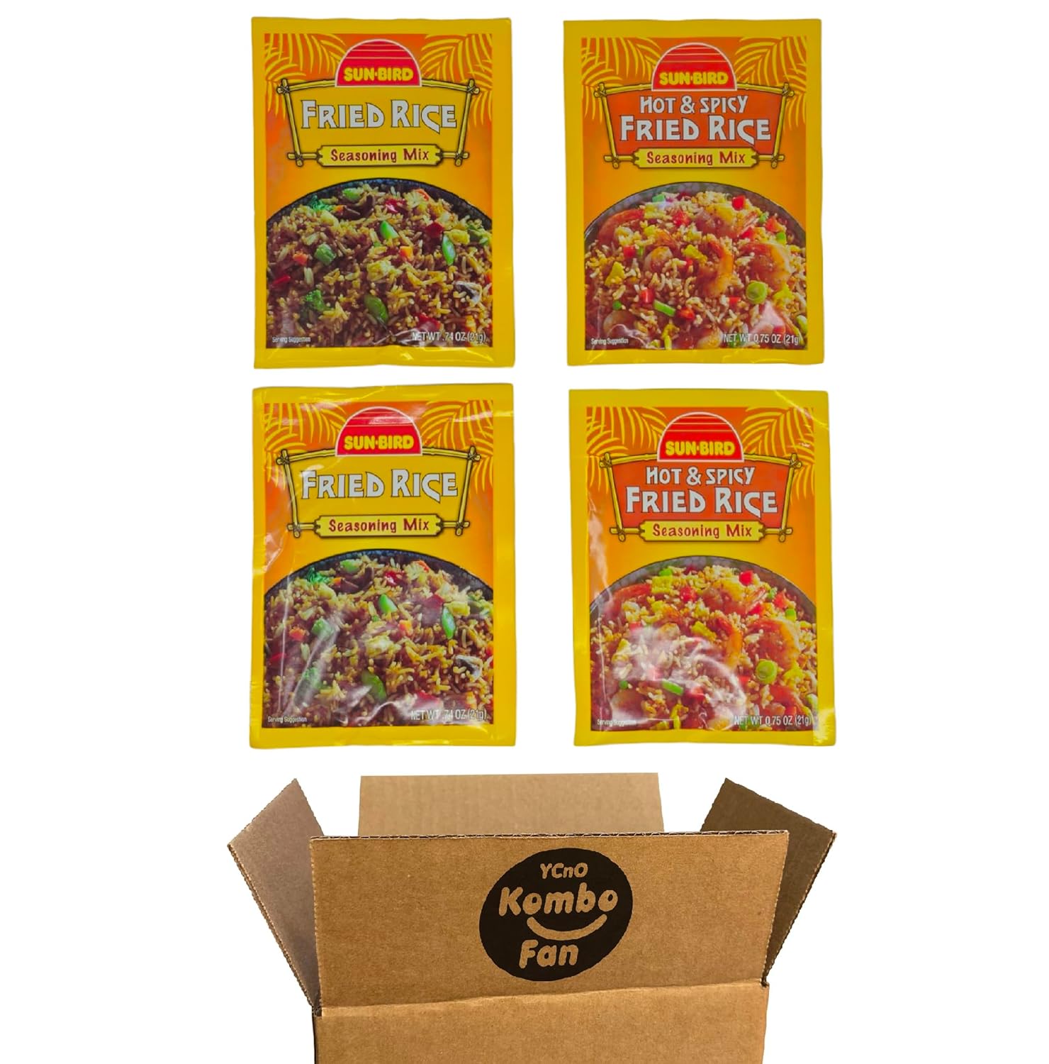 Amazon.com : SunBird Fried Rice, Hot Spicy Fried Rice Asian Seasoning ...