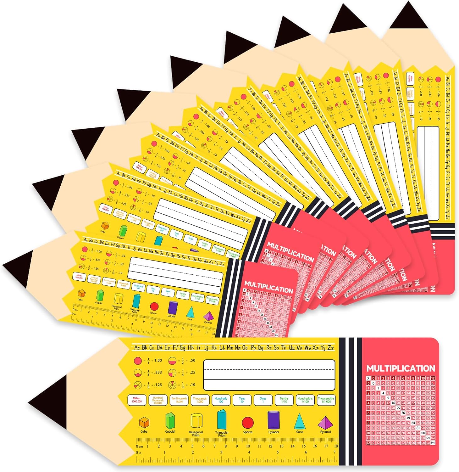 Amazon.com: Pencil Classroom Name Tags for Desk Pencil Themed Classroom ...