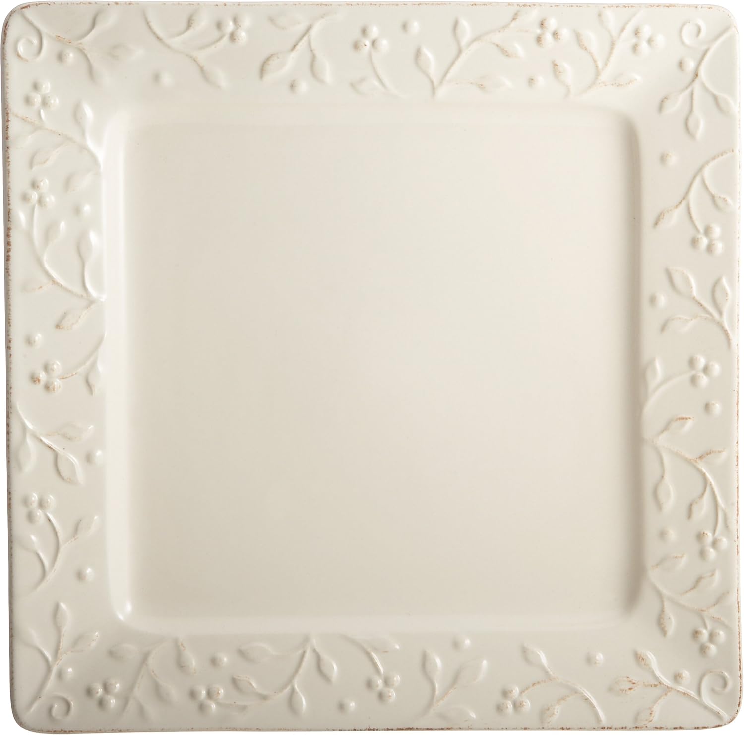 Amazon.com | Signature Set of 6 Chelsea Dinner Plates, Ivory: Dinner Plates