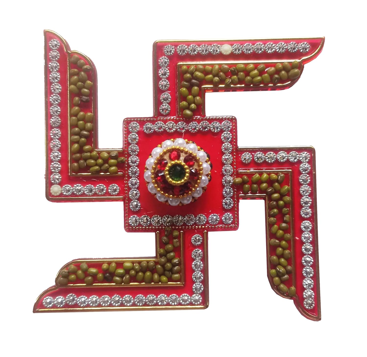 Amazon.com: Handmade Red Mug Sopari Swastik Sticker for Wall Decoration ...