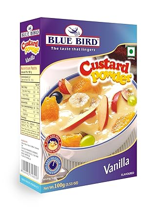 Blue Bird Custard Powder, Vanilla, 100g (Pack of 2) : Amazon.in ...