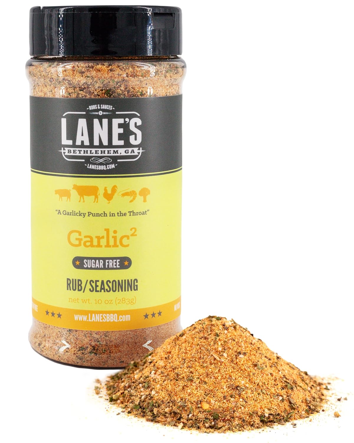 Amazon.com : Lane's Garlic² Seasoning - All Natural Garlic Powder ...