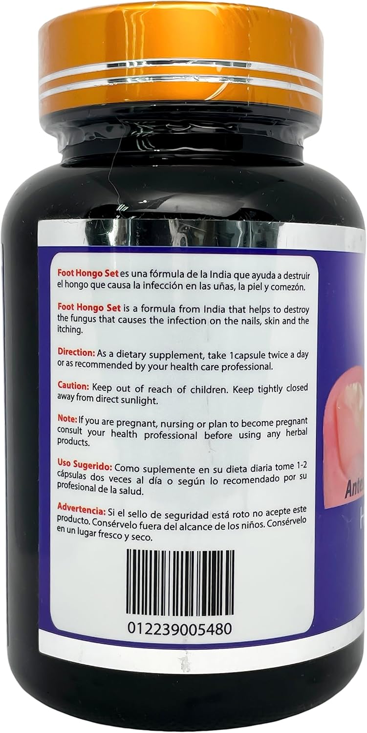 Foot Hongo Set Proprietary Blend 60 Cápsulas – Yaxa Colombia