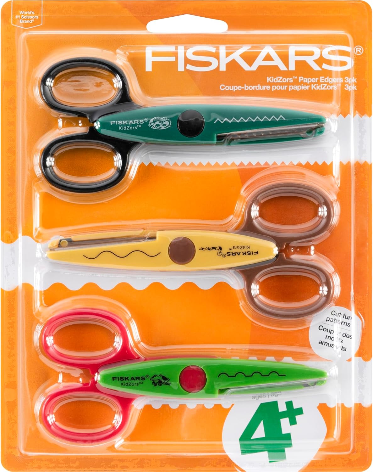 Amazon.com: Fiskars Kidzors Paper Edgers, Swamp Animal (3 pack)