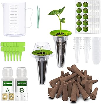 Amazon.com : TrailMlix 176 PCS Seed Pods Kit for Aerogarden, Grow ...