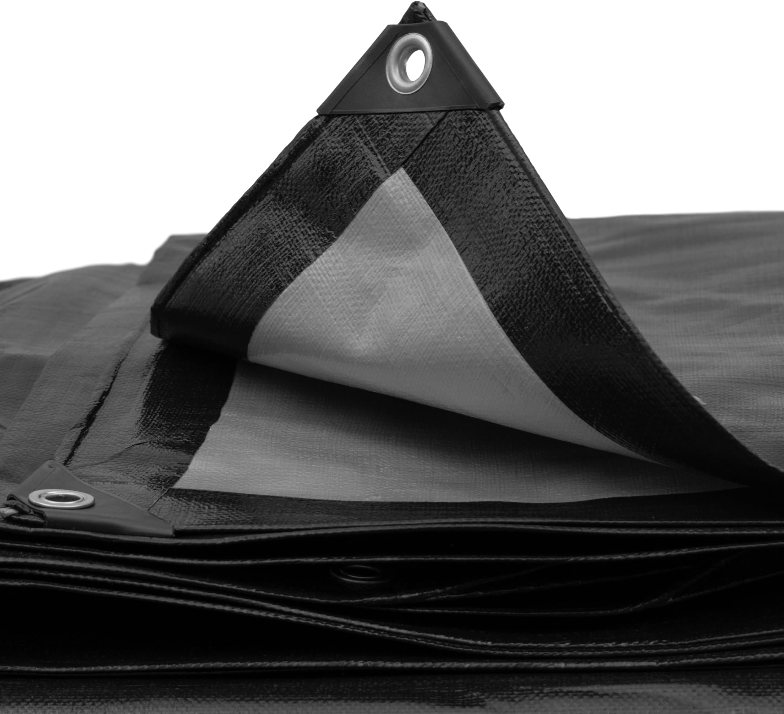 waterproof tough 240gsm black tarpaulins/builders tarps/camping ground ...