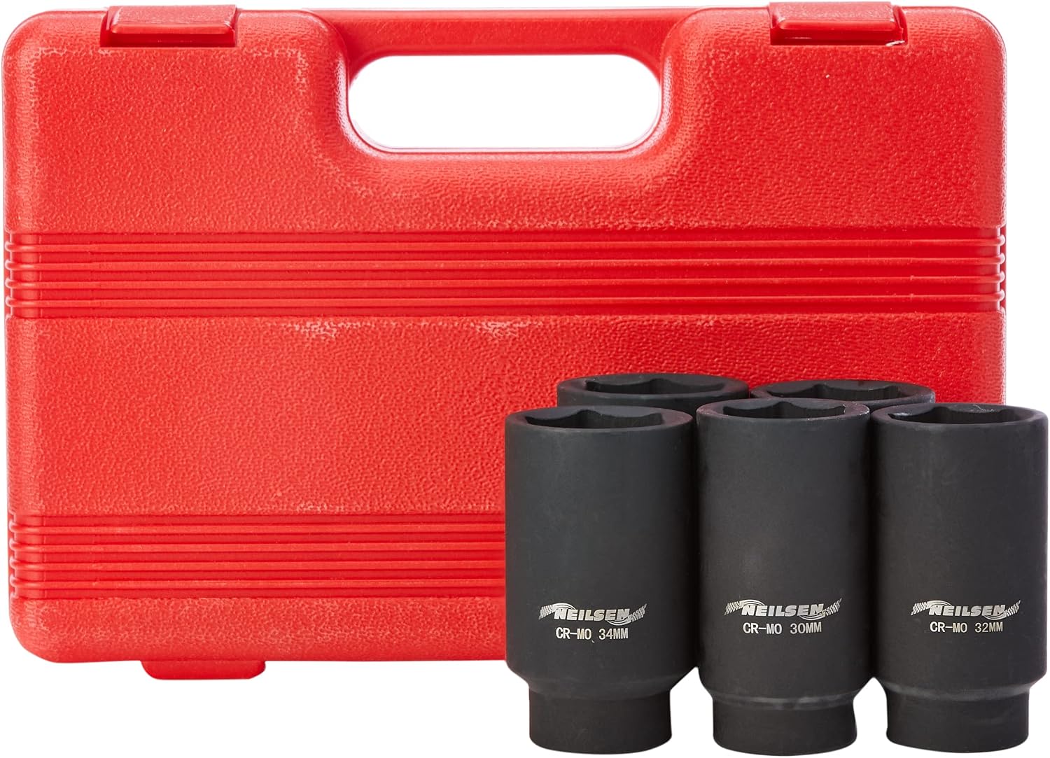 Amazon.com: neilsen Tools CT1341 Socket Set for Car Wheel Hub Nuts ...