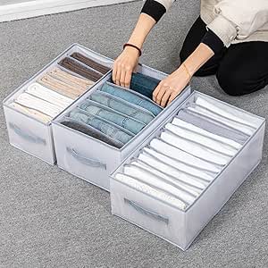 Amazon.com: nhkf Compartment pockets for clothes in drawers : Home ...