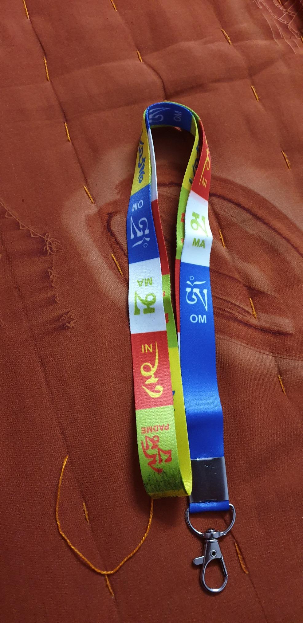 Faynci Fabric Tibetan Ladakh Prayer Hook Key Chain for Bike Lover ...