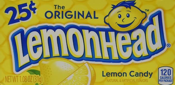 Amazon.com : Ferrara Pan Lemonheads, 0.8 Ounce Package, 24 Count : Hard ...
