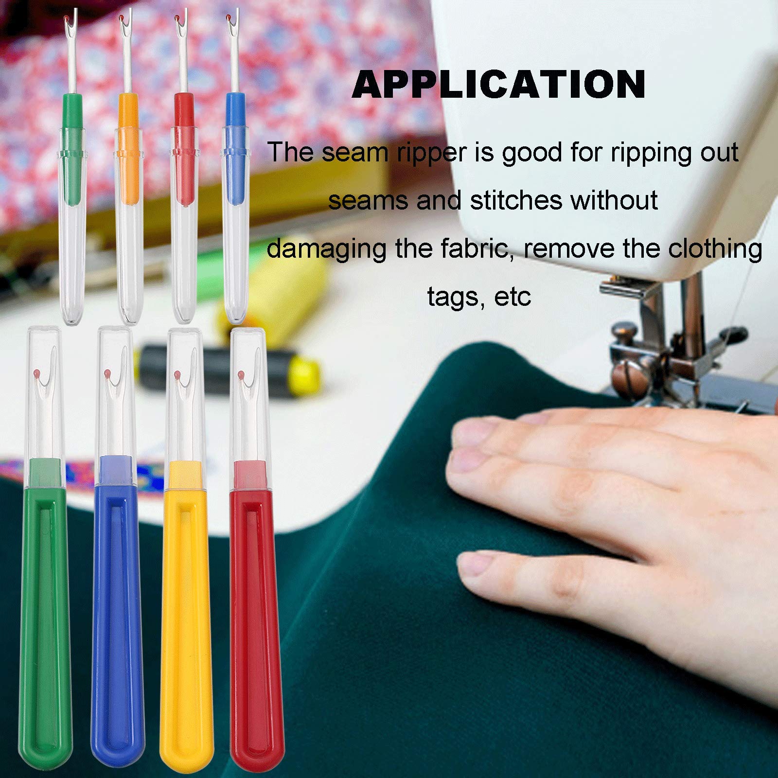 Sewing Accessories MOXYOY Seam Ripper & Stitch Unpicker Set - 4 Rippers ...