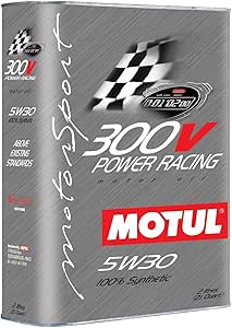 Amazon.com: Motul 300V 5W30 Power Racing 2L (Pack of 6) : Automotive