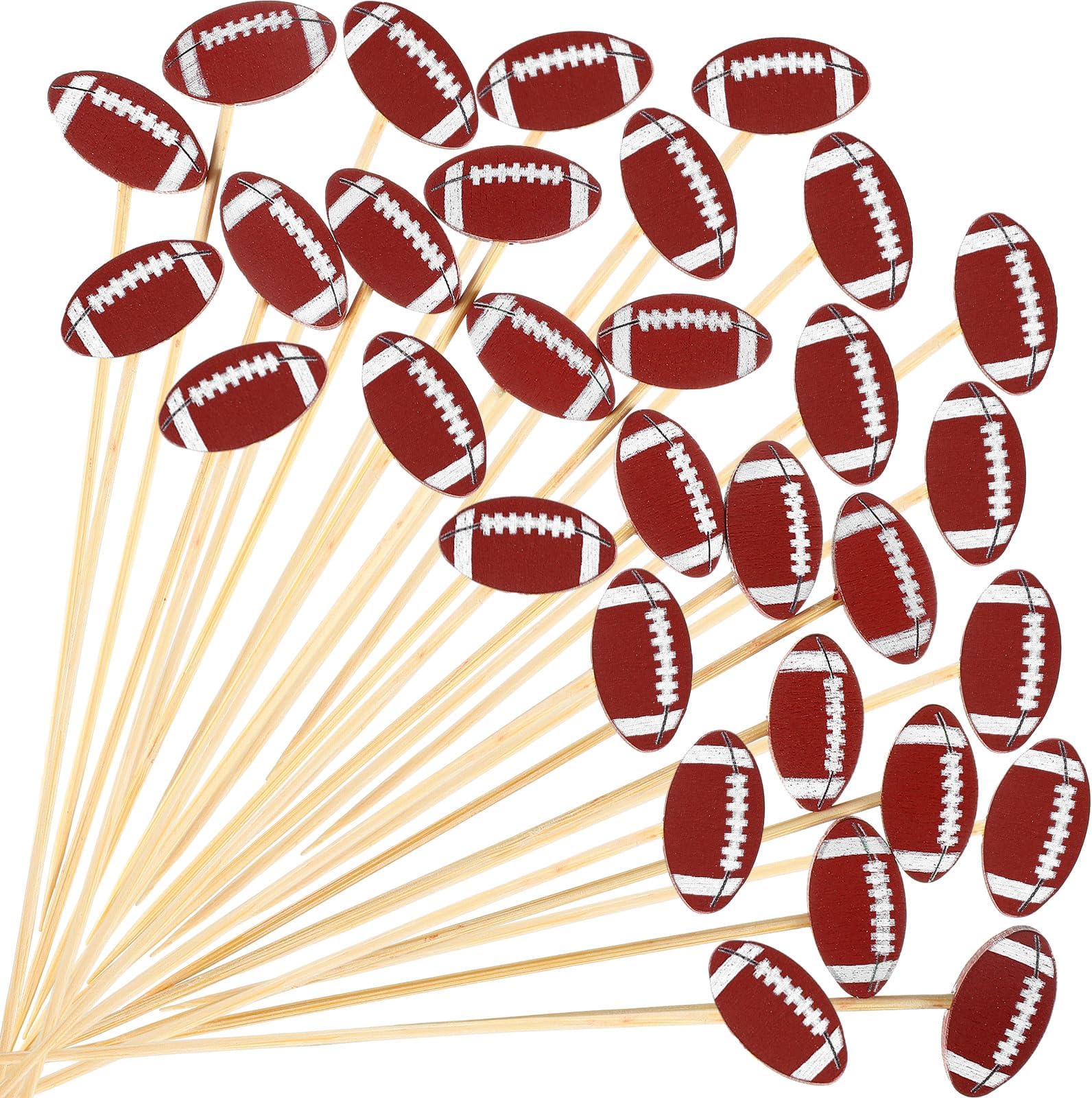 Amazon.com | Baseball Cocktail Picks 5" Baseball End Decorative ...