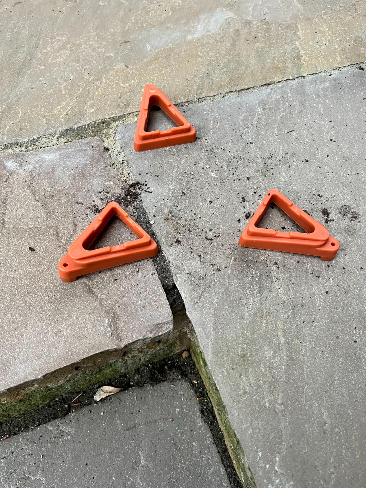 Flow fire 48Pcs Pot Feet for Outdoor Plant Pots, Plastic Triangle Plant ...