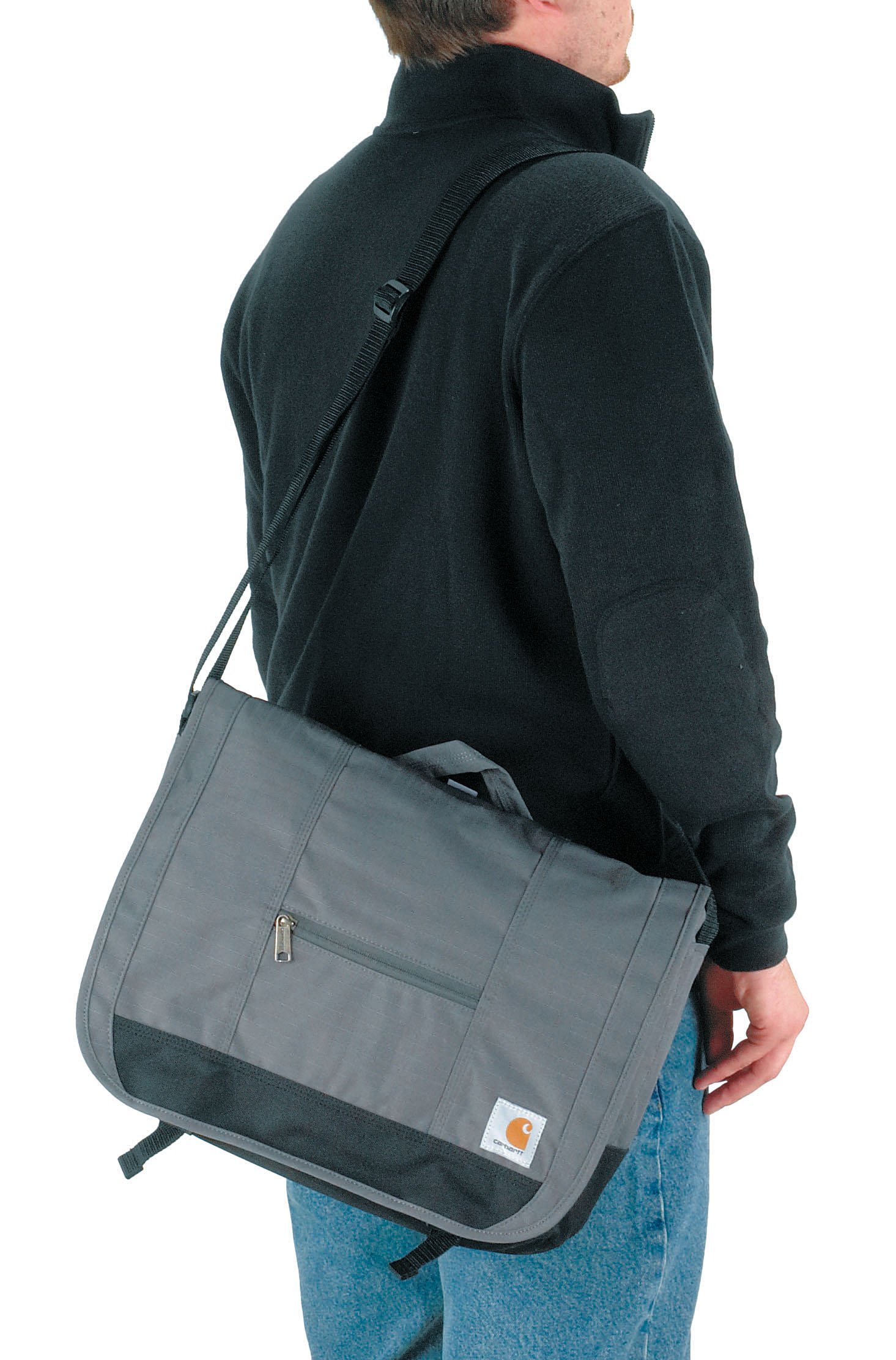 Carhartt Ripstop Messenger Bag, Durable Water-Resistant Messenger Work ...