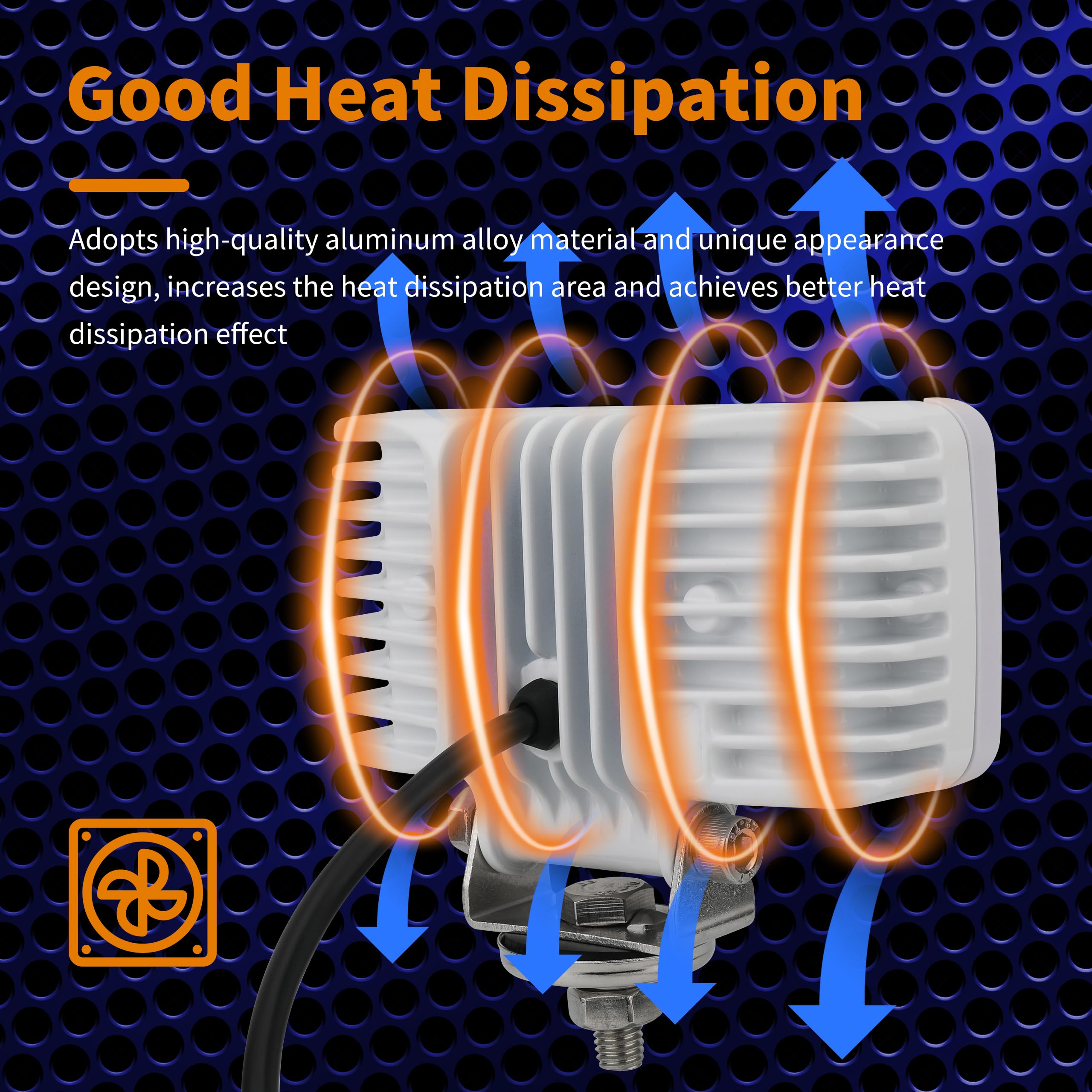 Snapklik.com : RVZONE Dual Color Led Boat Lights IP67 Waterproof LED Marine Spreader Light Deck ...