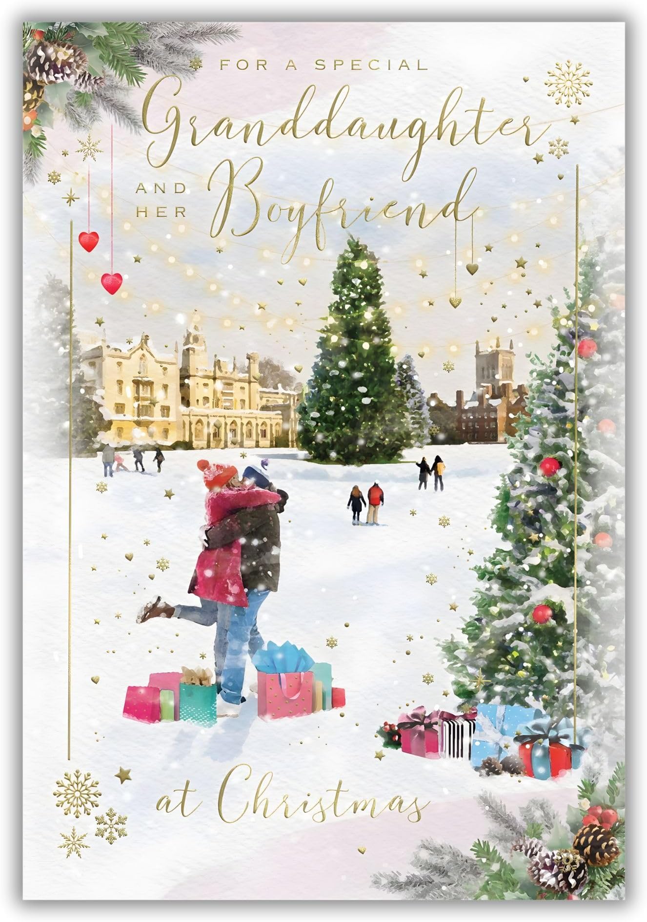 ICG Granddaughter Christmas Card, Single - Christmas Cards with Rabbit ...