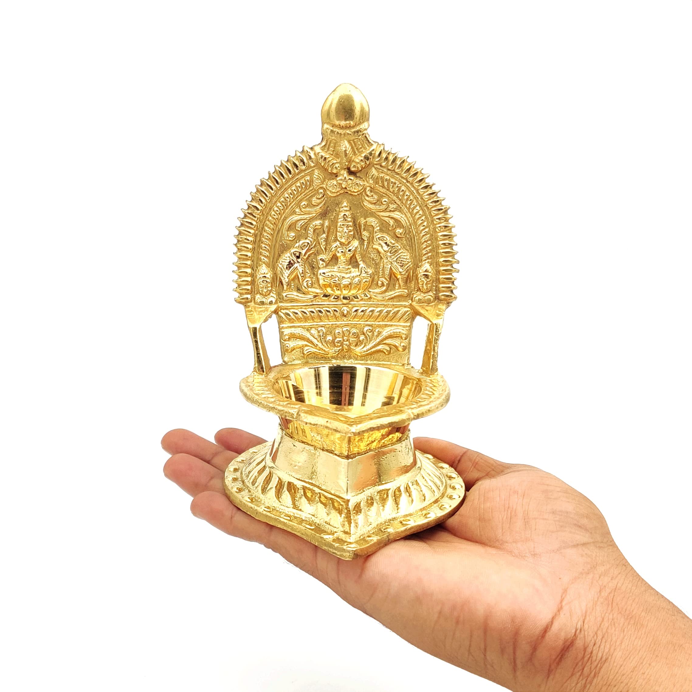 Buy Kamatchi Amman Vilakku / Devi Maa Diya / Ashtalakshmi Vilakku / Oil ...