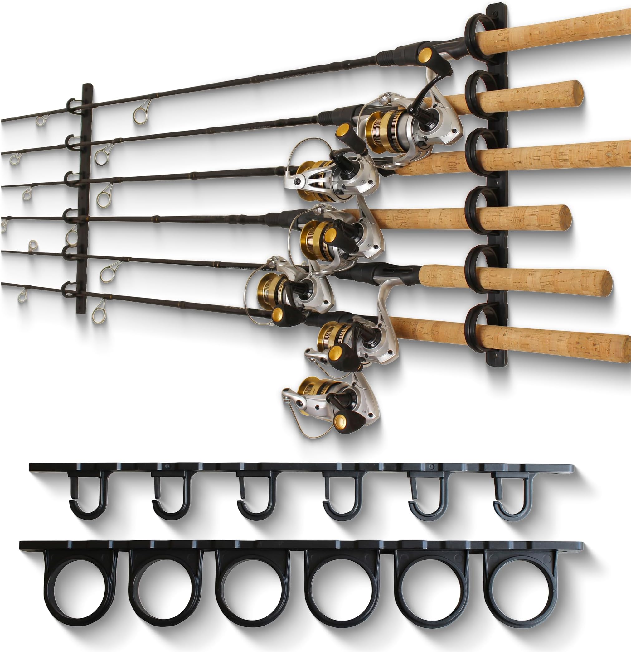 Amazon.com: CAIKEI Ceiling Rod Rack Fishing Rod Rack Storage for ...
