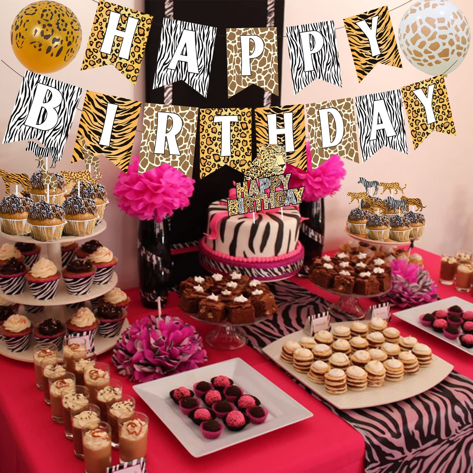 Leopard Birthday Party Ideas Kara's Party Ideas "Twin Exotic" Tiger