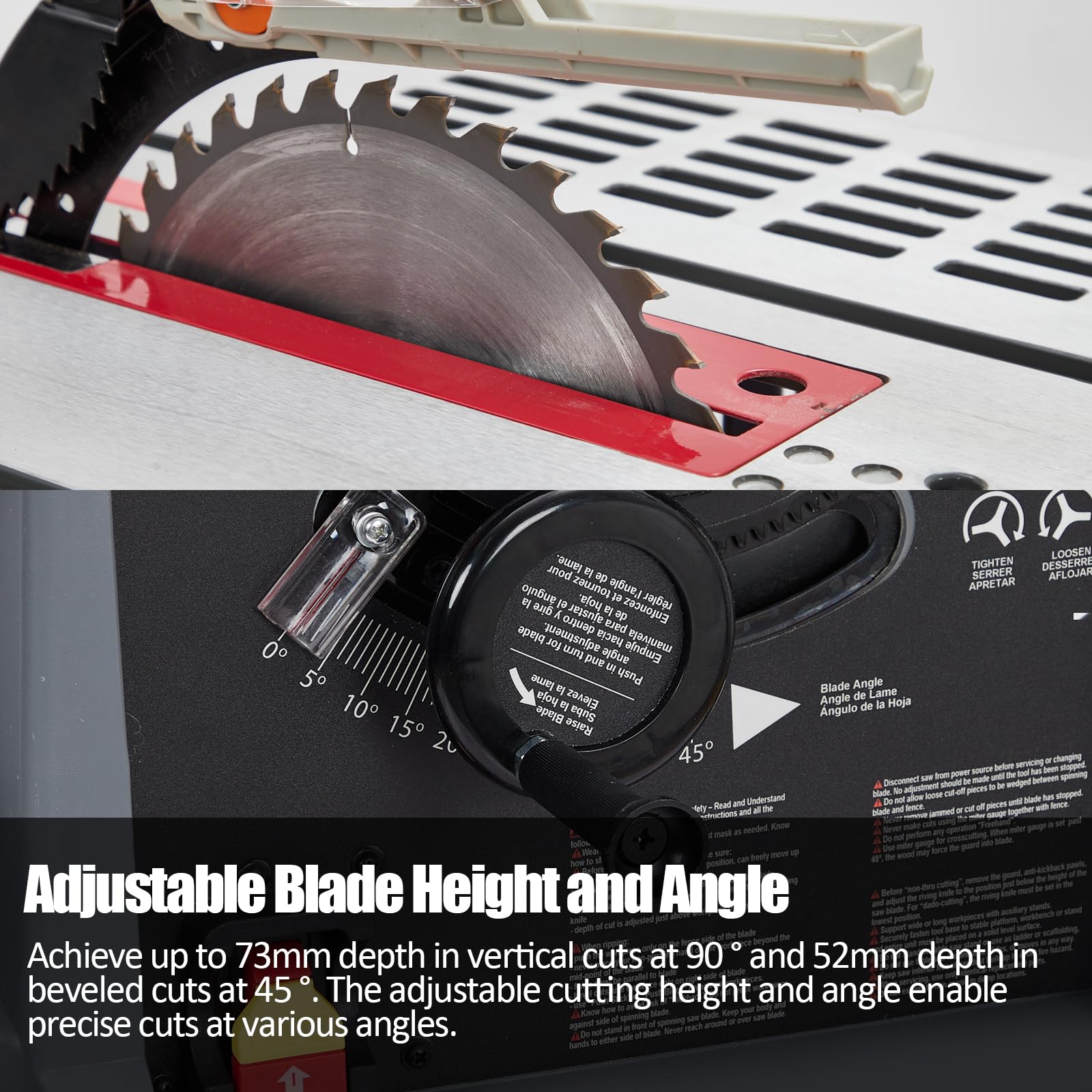 Dewalt Miter Saw Stand Dust Free Table Saw 8-1/2 Inch, 15Amp Portable ...