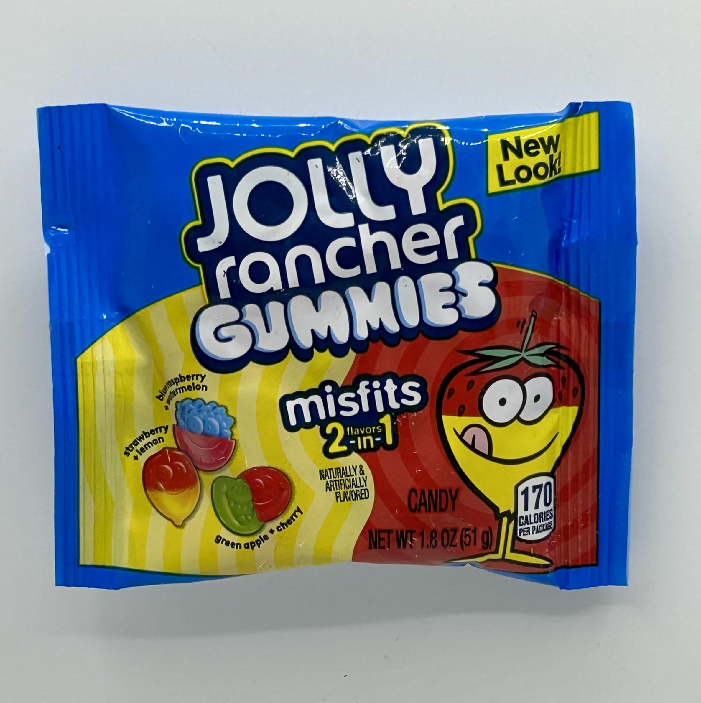 Amazon.com : Jolly Ranchrs Gummies Misfits 1.8oz - 2 Flavors in 1 Soft ...