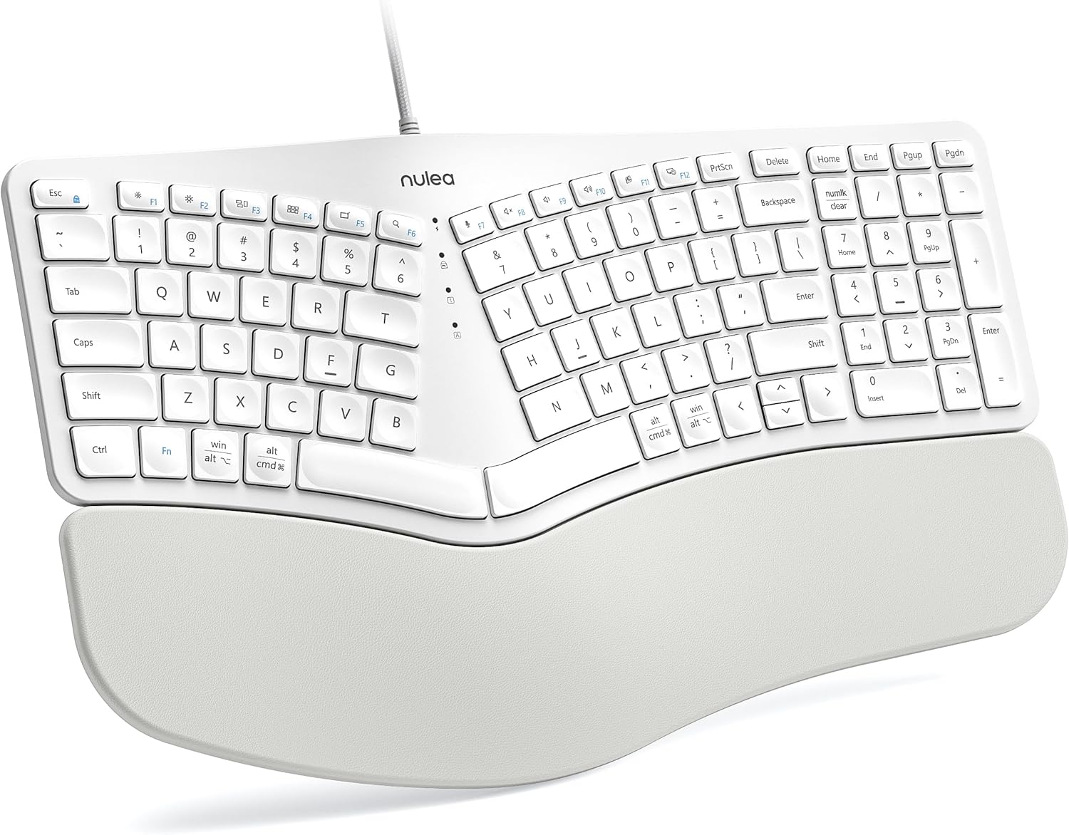 Amazon.com: Nulea RT05C Wired Ergonomic Keyboard, Split Keyboard with ...