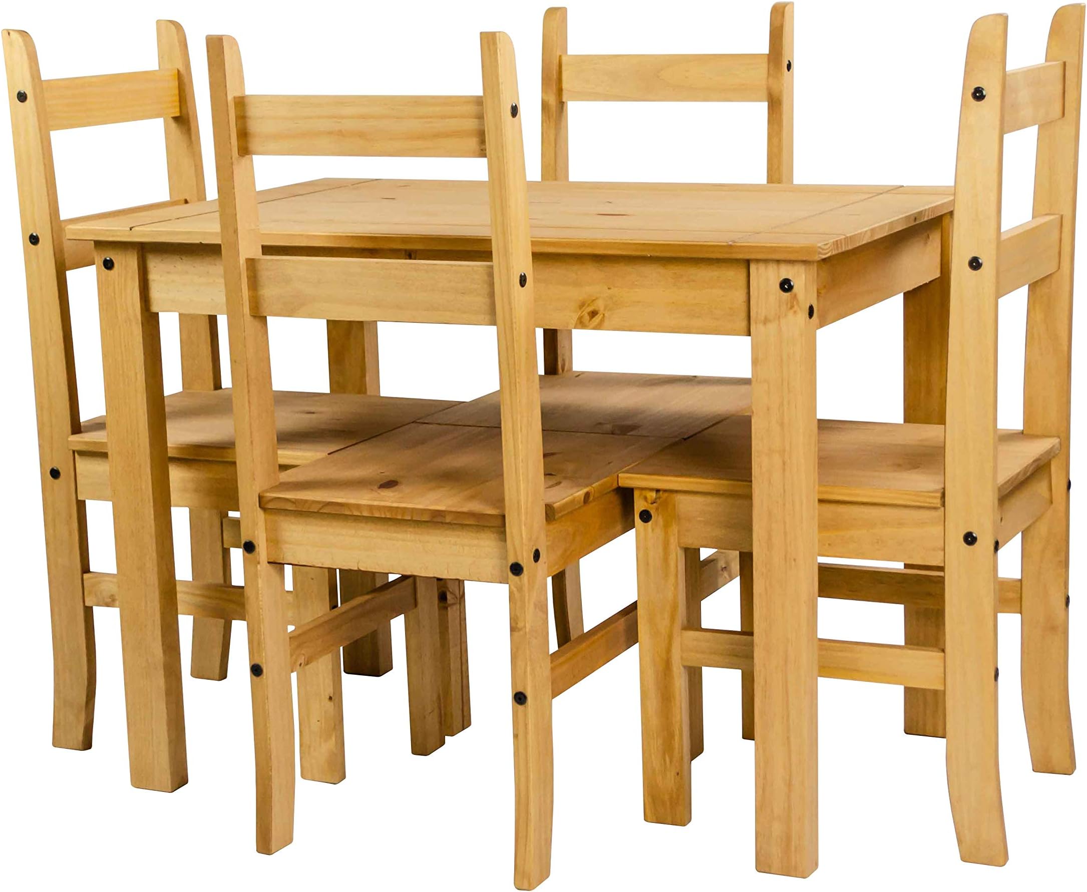 Corona Furniture Corona 6'0" Dining Table & 6 Chairs : Amazon.co.uk ...