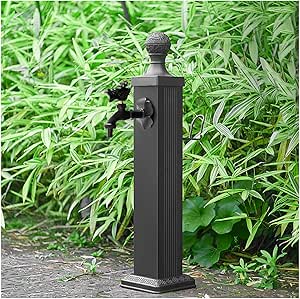 Amazon.com: Outdoor Water Fountain Courtyard Retro Post Faucet ...