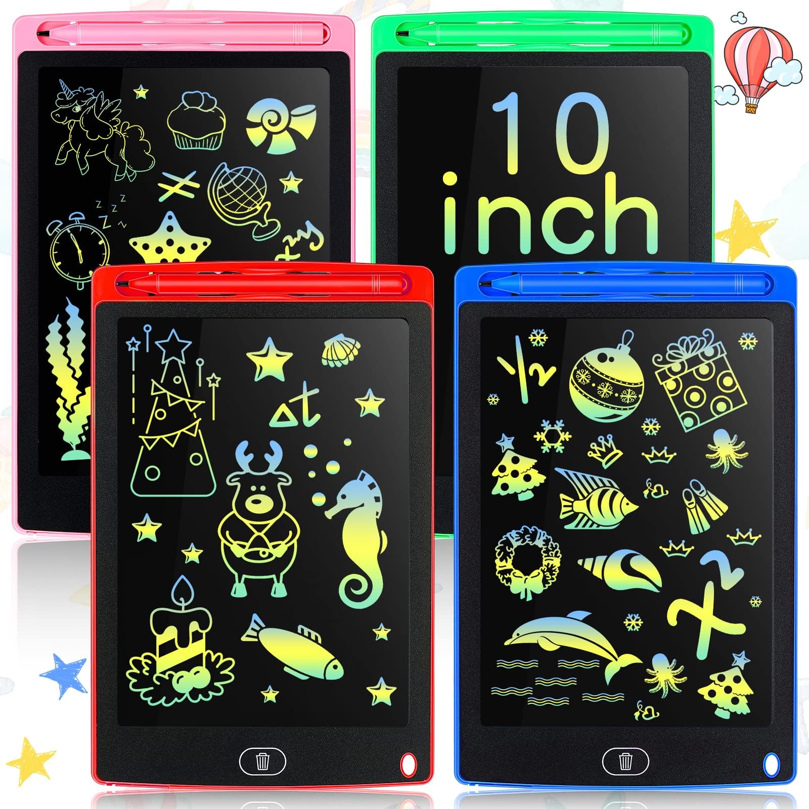 Amazon.com: 20 Pcs LCD Writing Tablet for Kids 10 Inch Electronic ...