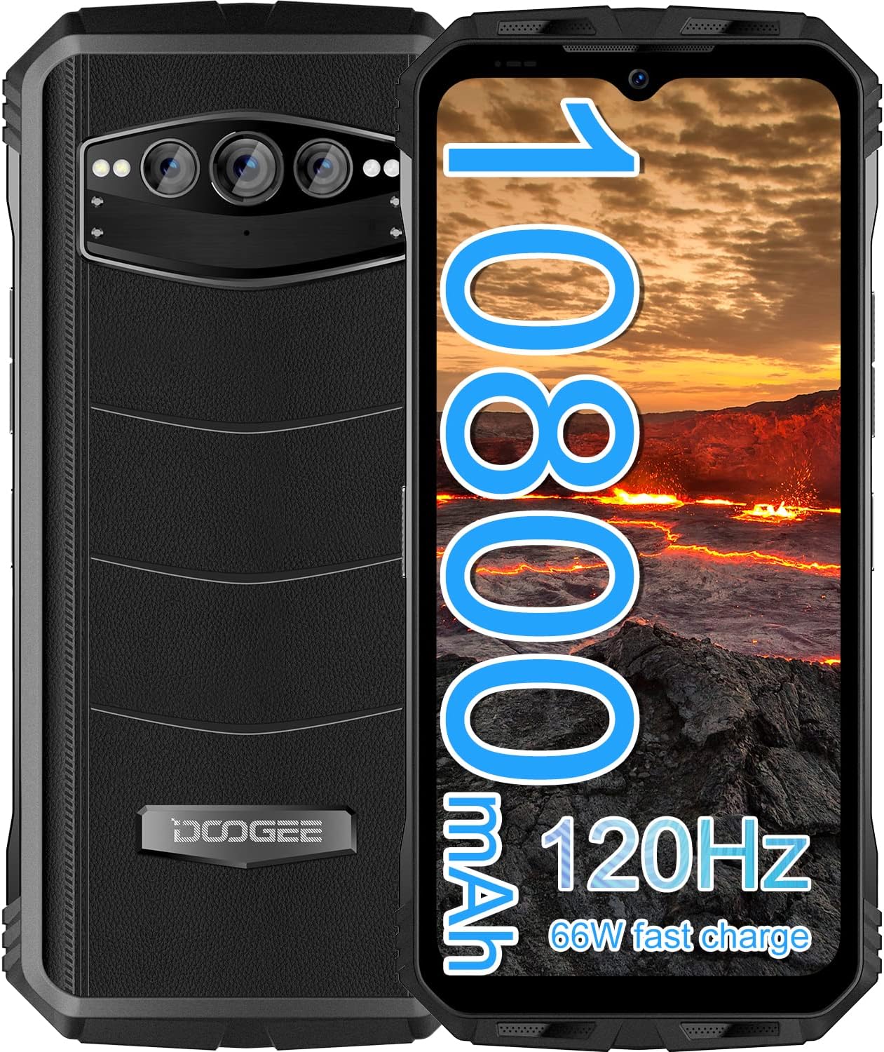 Amazon.com: DOOGEE Rugged Smartphone 2023, S100 20GB+256GB Android 12 ...