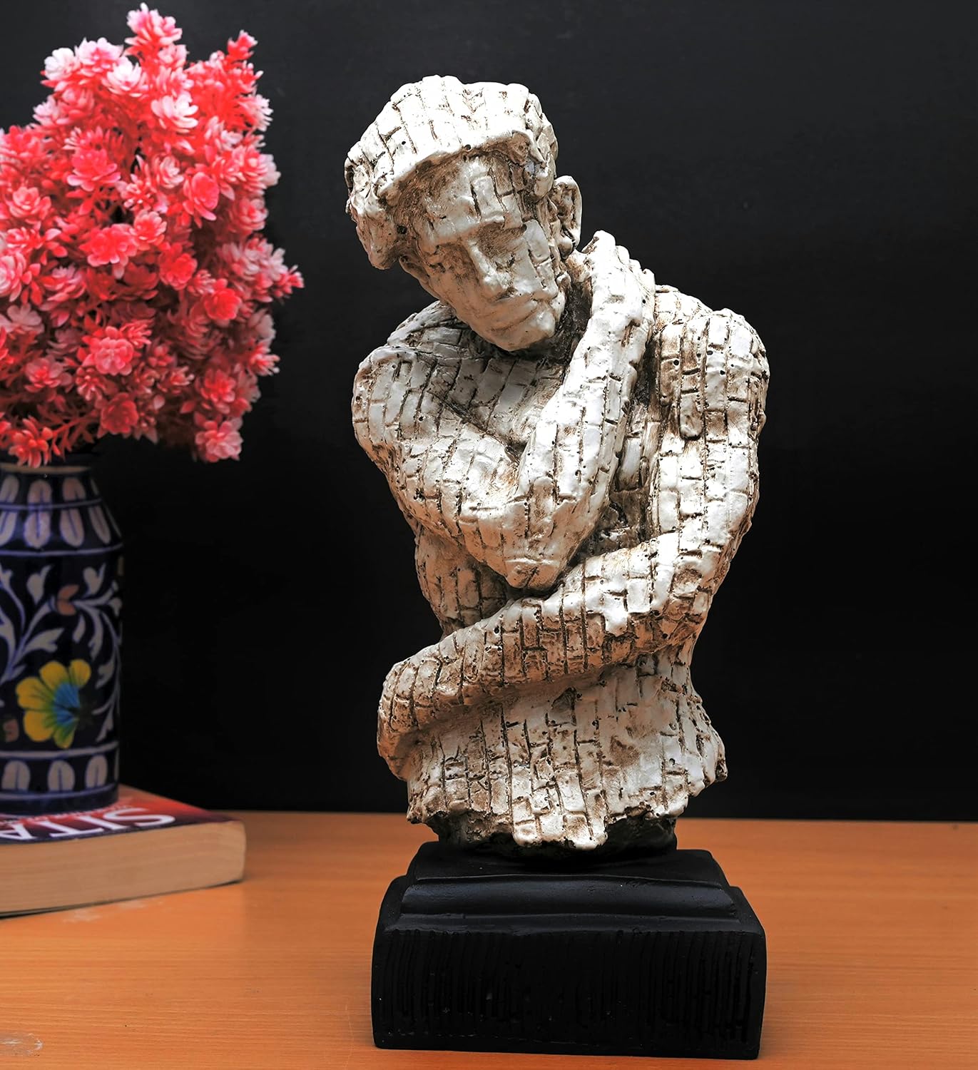 Buy VISKAA Large Modern Art Man Sculpture Showpiece Statue for Home ...