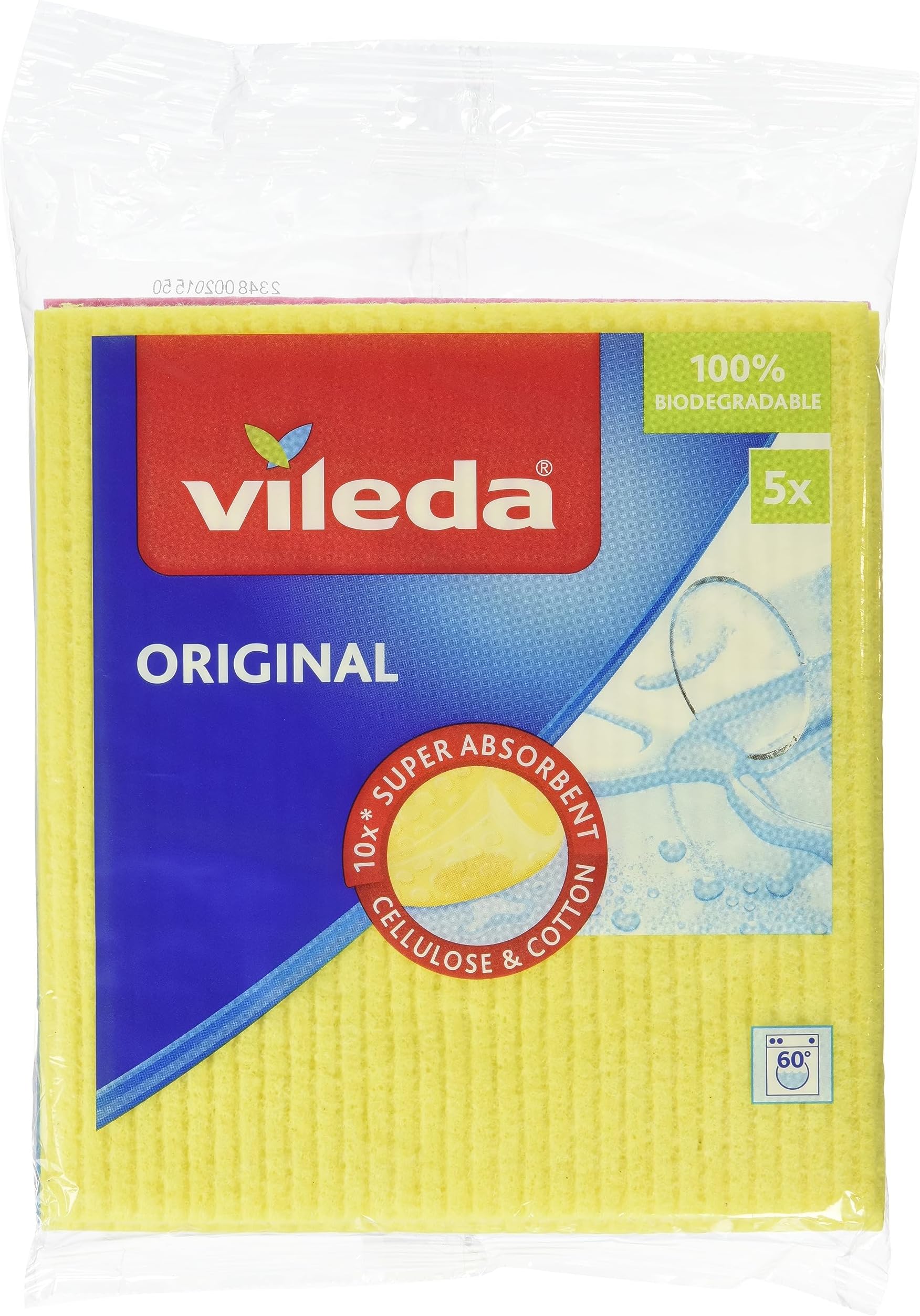 Vileda Super Absorbent Sponge Cloth, Pack of 3 : Amazon.co.uk: Grocery