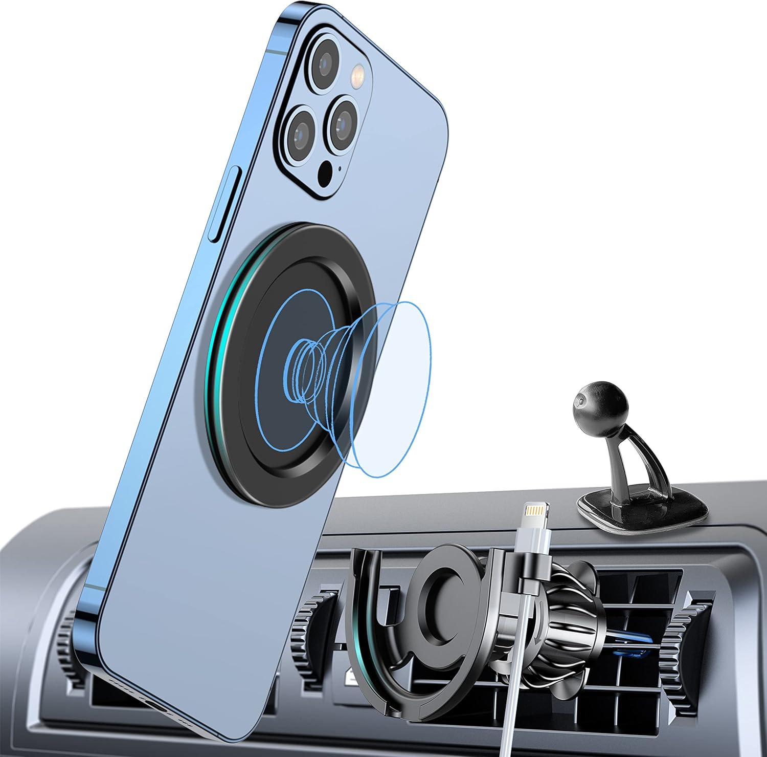 Amazon.com: Ciencimy Magnetic Base Car Mount Designed for PopSocket ...