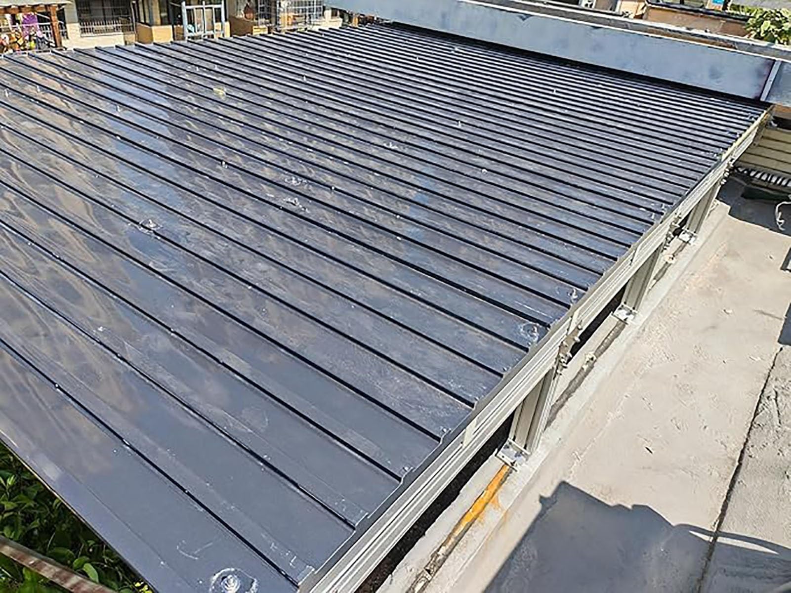 Láminas De Aluminio Para Techos Con Bloqueo Todos Los Paneles Union