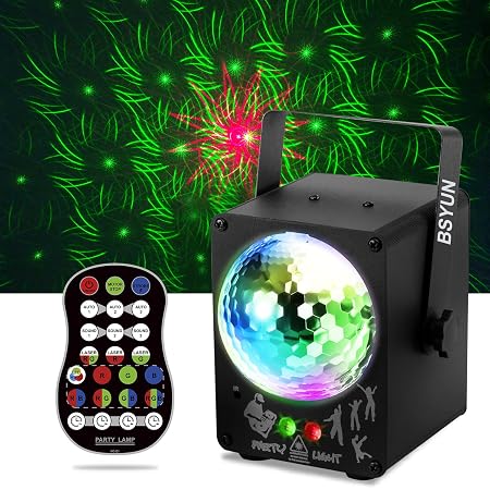 Amazon.com: Party Lights DJ Lights with Sound Activated＆Remote, Bietrun ...
