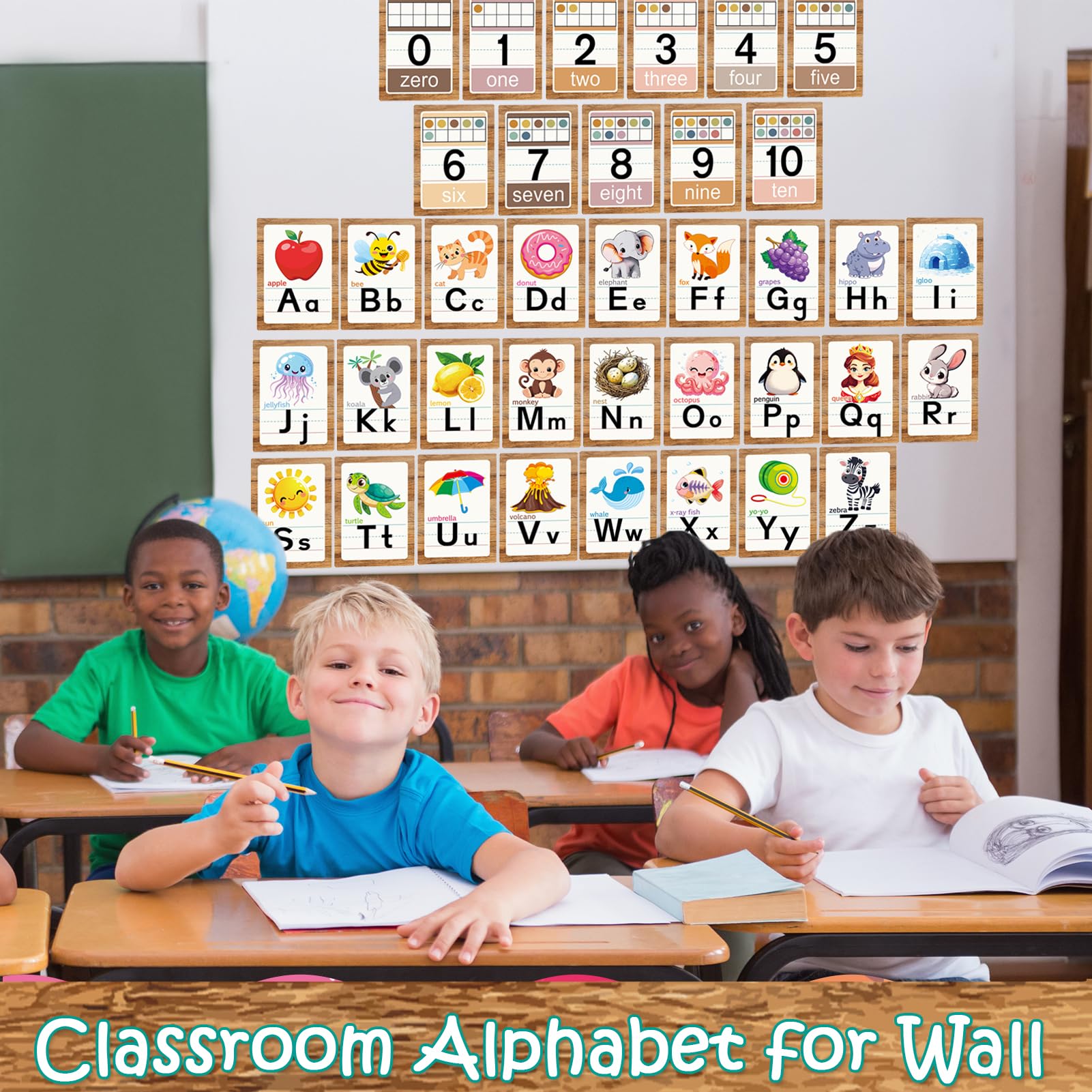 Snapklik.com : Adduster Alphabet Letters For Wall - ABC Alphabet Poster ...