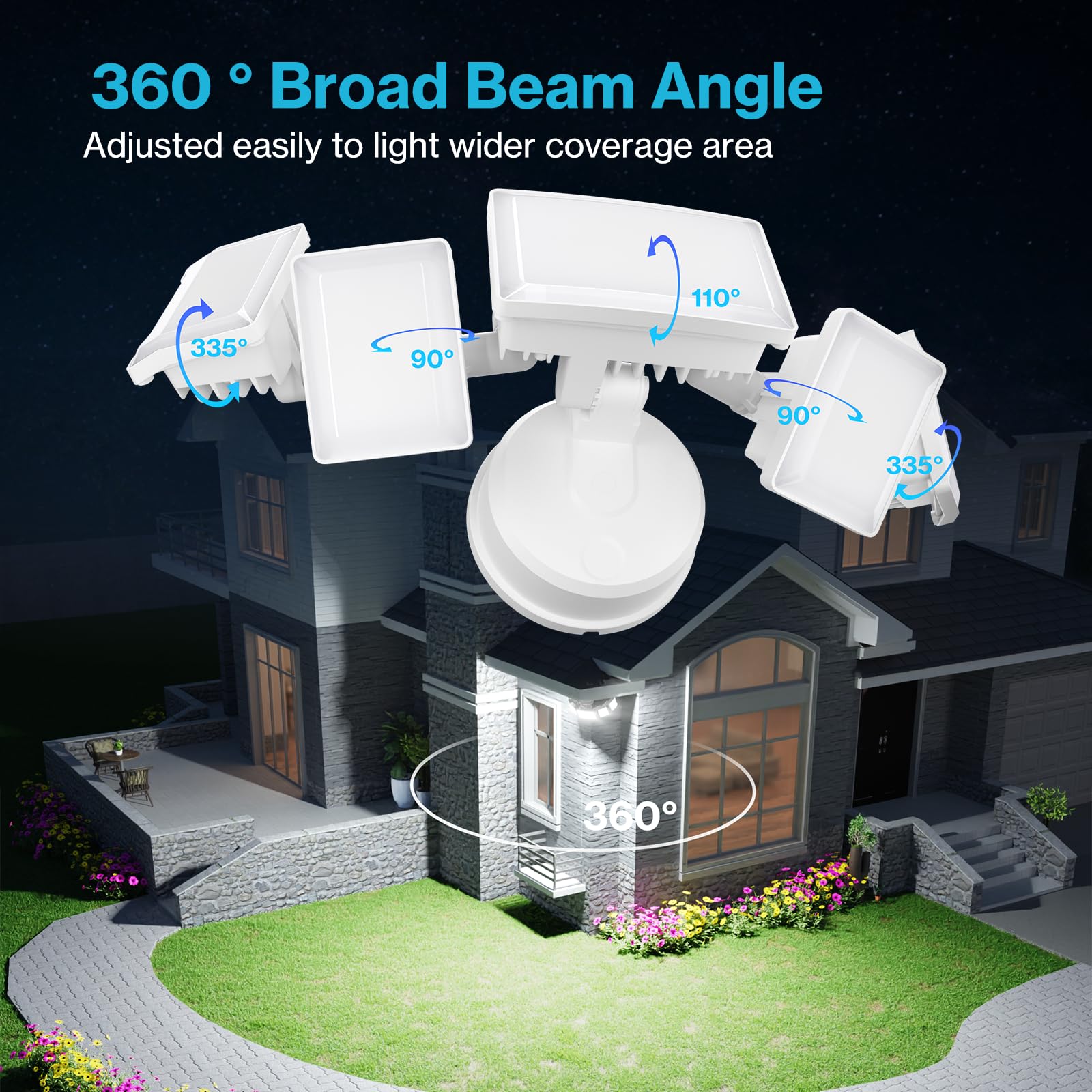 Snapklik.com : Olafus 130W Flood Light Outdoor, Switch Controlled ...