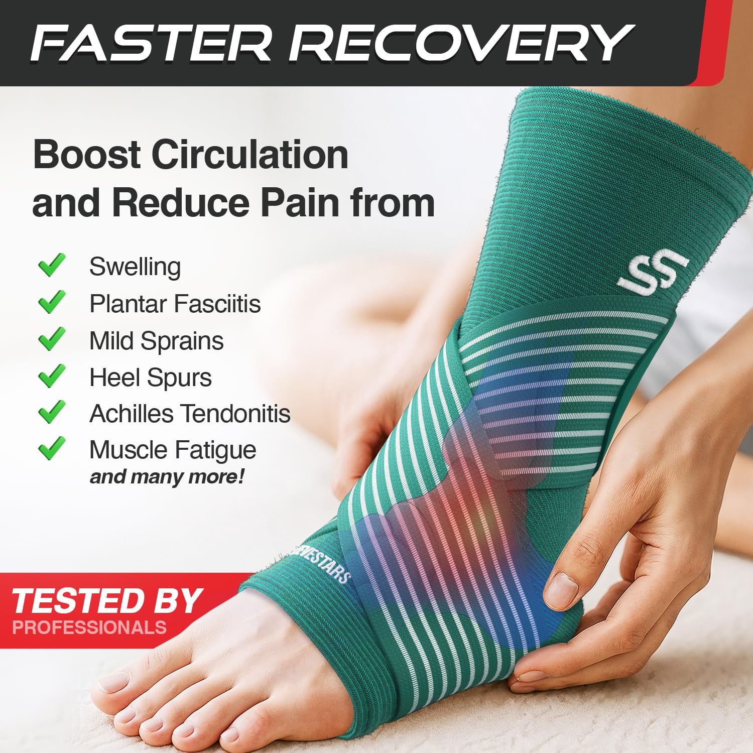 Snapklik.com : Sleeve Stars Ankle Brace For Women & Men, Ankle Wrap For ...